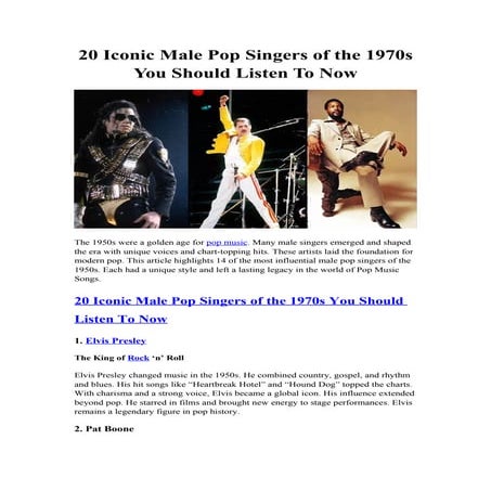20 Iconic Male Pop Singers of the 1970s You Should Listen To Now.docx