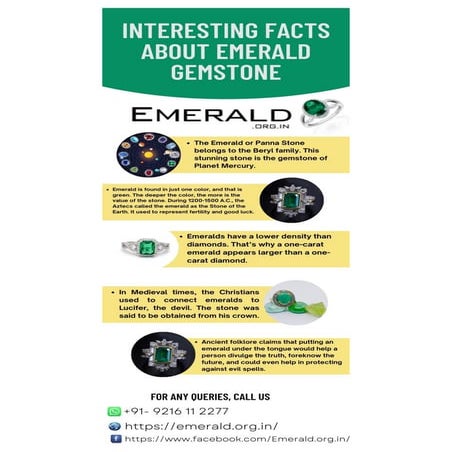 20 Interesting Facts About Emerald Gemstone | PDF
