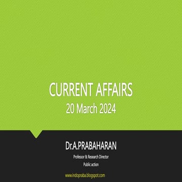 20 March 2024.pptx Current Affairs Today | PPTX
