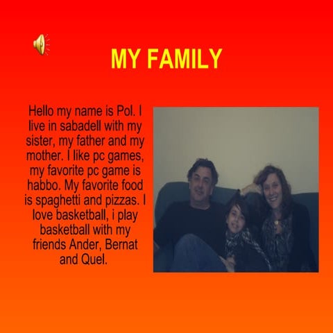 20 My Family Pol Marcet | PPT