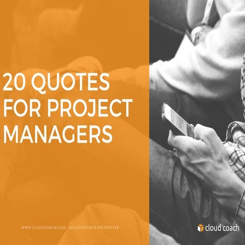 20 Quotes for Project Managers | PPT