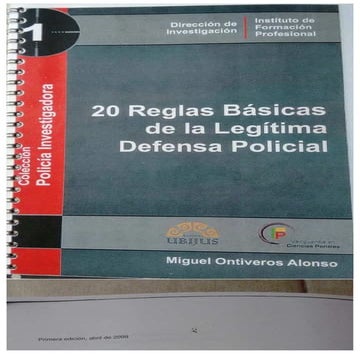 20 REGLAS BASICAS DE LA LEGITIMA DEFENSA | PDF