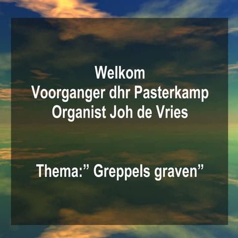 Greppels graven | PPT