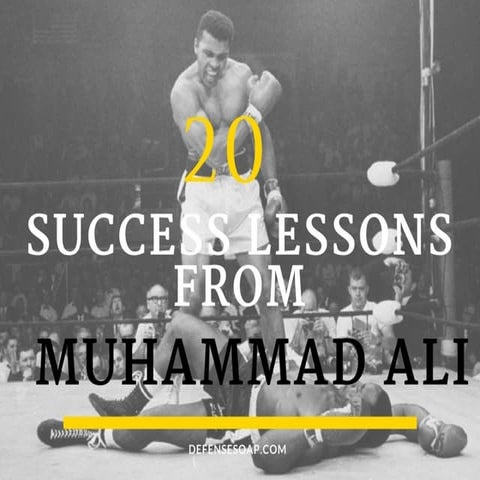 20 Success Lessons From Muhammad Ali | PPT