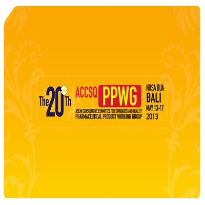 20th ACCSQ-PPWG - SEMINAR - ASEAN COUNTRIES | PPT