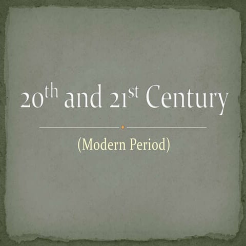 20th and 21st century MUSIC | PPTX
