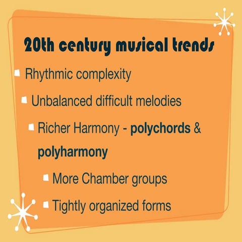 Music of the 20th century | PPTX