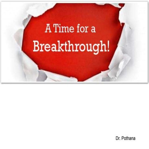 A Time for Breakthrough | PPT
