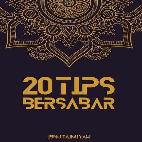 20 Tips Bersabar - Ibnu Taymiyyah.pdf