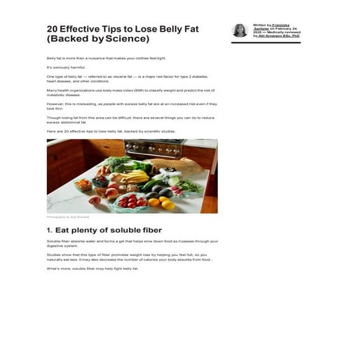14 Tips to Lose Belly Fat Effortlessly.pdf