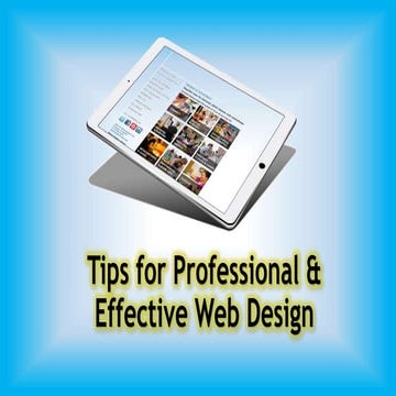 20 Website Tips for Professional and Effective Web Design | PPT