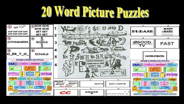 Visual word puzzles | PPT