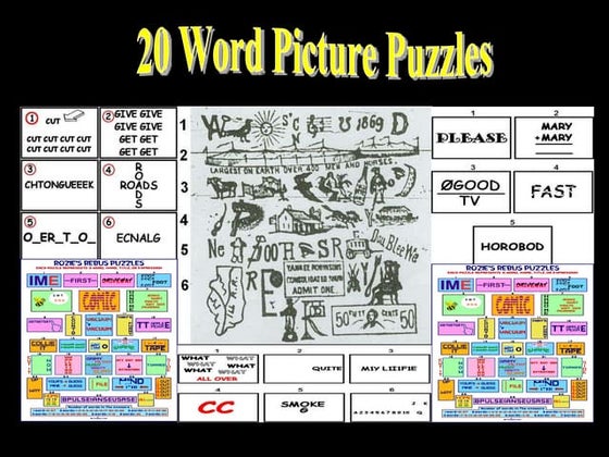 15 Rebus Puzzles To Sharpen The Mind | PPT