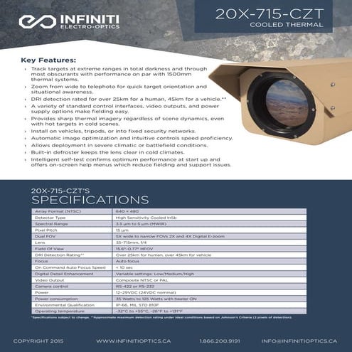 Thermal Camera 45km Long Range Thermal Infrared IR Imaging Night Vision ...