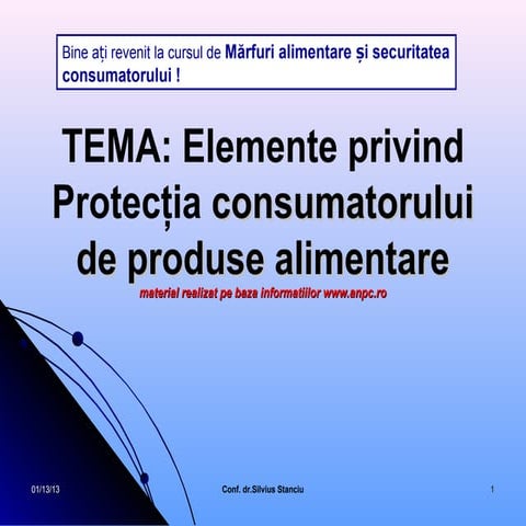 21.05 elemente privind protectia consumatorului in romania | PPT