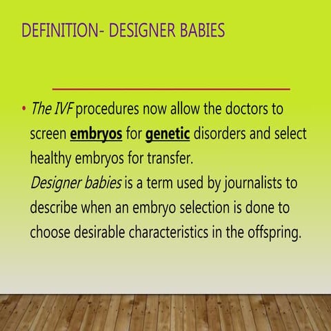 Designer Babies | PPT