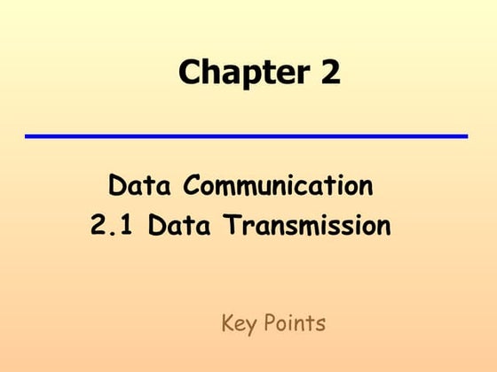Data transmission digital and analoge | PPT