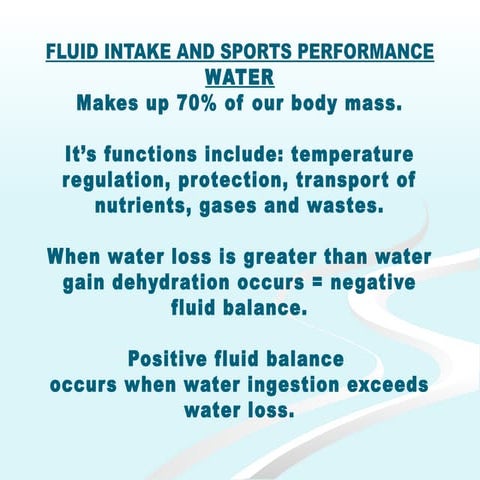 21.1.16 fluid intake and sports performance | PPT