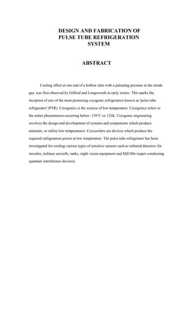 Crayocooler | PPTX | Physics | Science