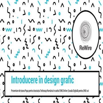Introducere în design grafic pentru ONG-uri | PDF