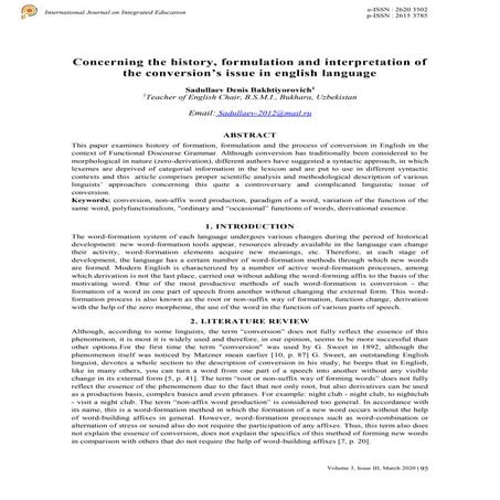 Concerning the history, formulation and interpretation of the ...