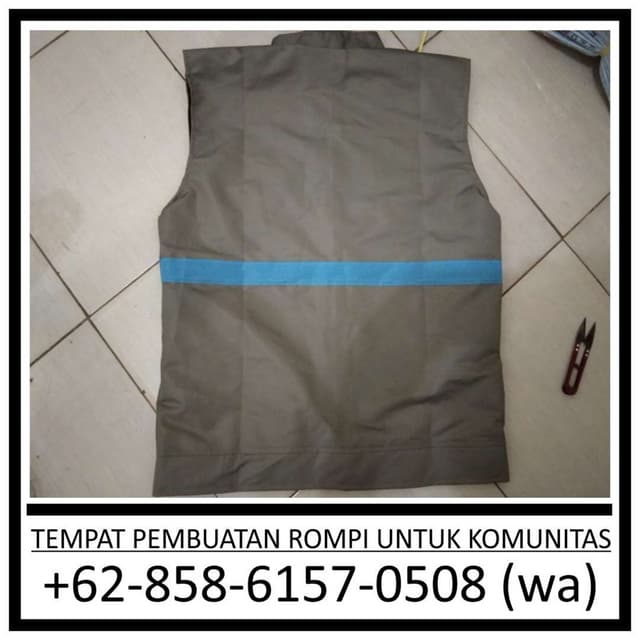 Pembuatan Rompi Untuk Komunitas | PPTX