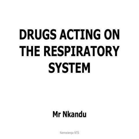 21. UNIT 7_RESPIRATORY DRUGS_.......TK.ppt | Lung and Respiratory ...