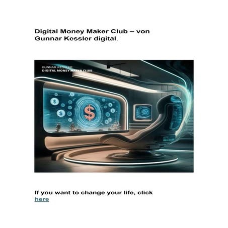 Digital Money Maker Club – von Gunnar Kessler digital. | DOCX