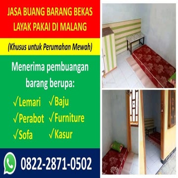Jasa Buang Furniture Bekas di Malang Permata Jingga Residence | PPTX