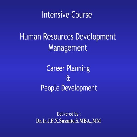 21 career-planning-people-development | PPT