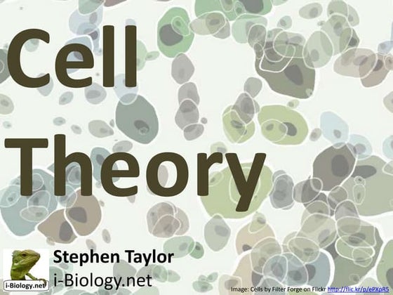 The Cell Theory Timeline | PPTX | Biological Sciences | Science