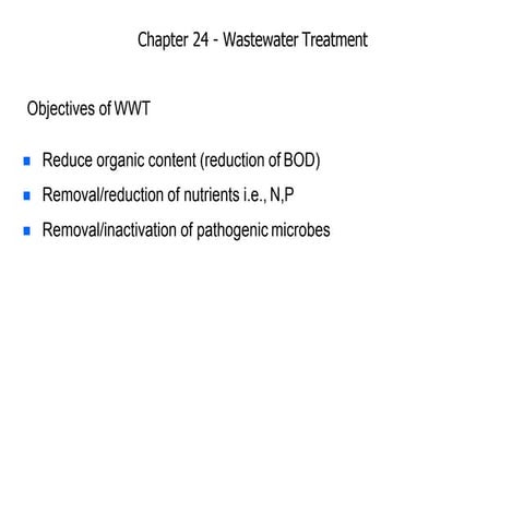 waste water treatment | PPTX