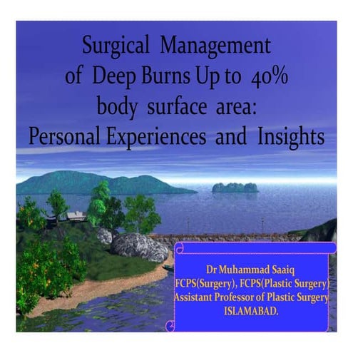 Early excision and grafting for burns | PDF