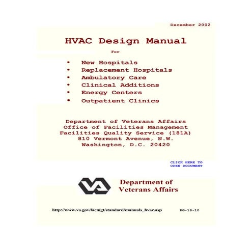 21 hvac design manual | PDF