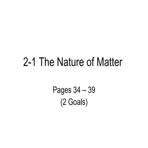 8th; chapter 2; the nature of matter | PPTX