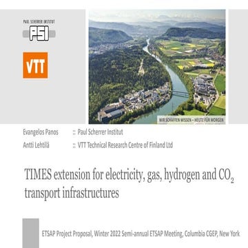 TIMES extension for electricity, gas, hydrogen and CO 2 transport ...