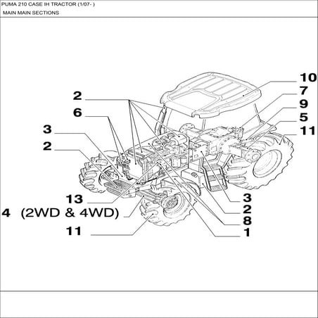 PUMA 210 CASE IH Tractor parts catalog | PDF