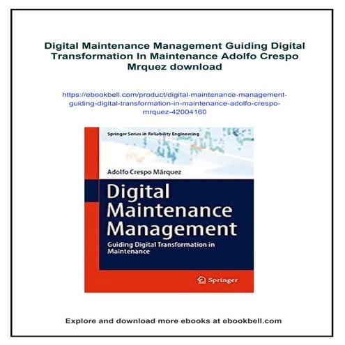 Digital Maintenance Management Guiding Digital Transformation In ...