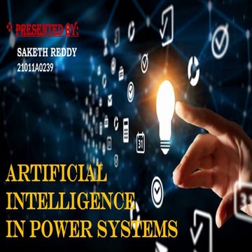 Artificial intelligience in power sysrem | PPT