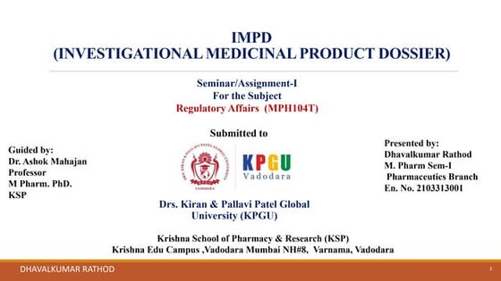 Common Technical Document (CTD) | PPTX | Pharmaceutical Industry ...