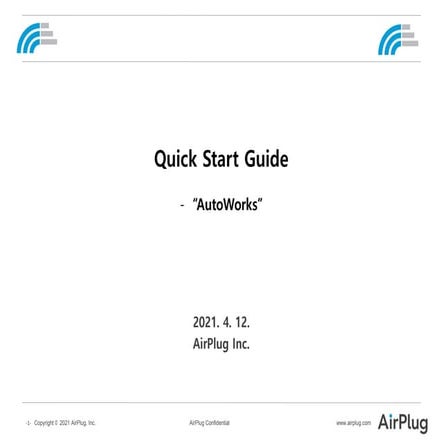 AutoWorks - user guide | PDF