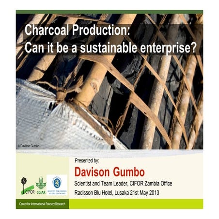 Charcoal production: can it be a sustainable enterprise? | PDF
