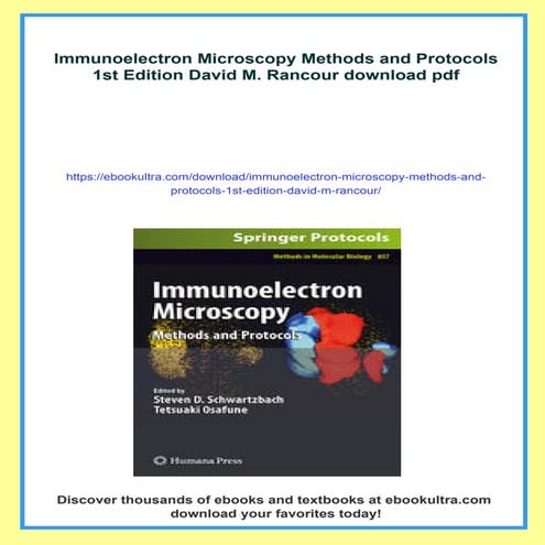 Immunoelectron microscopy | PPTX