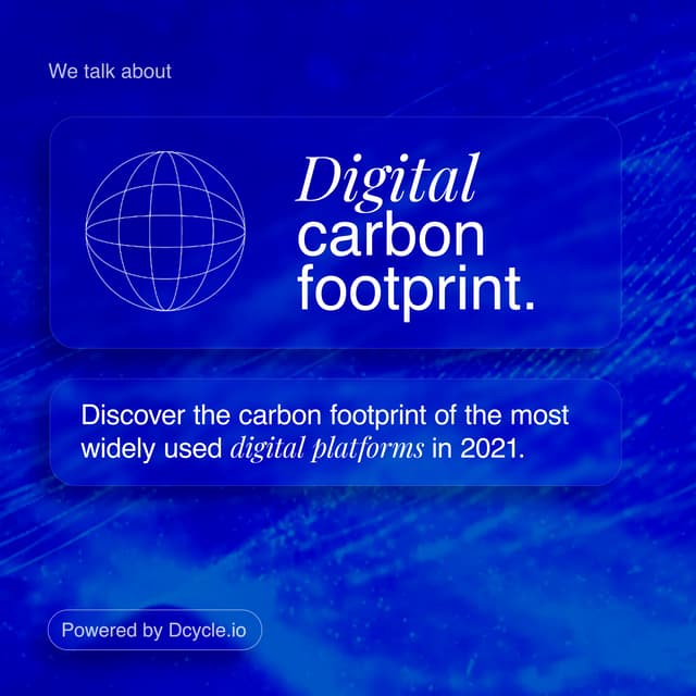 DIGITAL CARBON FOOTPRINT | PDF