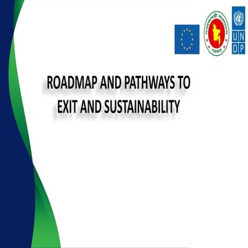 ROADMAP AND PATHWAYS TO EXIT AND SUSTAINABILITY.pptx