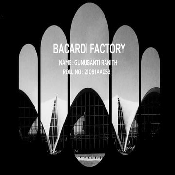 Bacardi Factory . | PDF