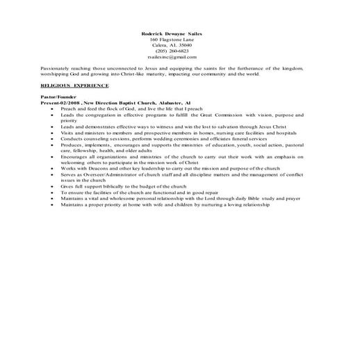 Roderick Dewayne Sailes-resume | DOCX