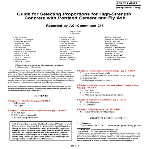 ACI 214R-11 Guide To Evaluation Of Strength Test Results Of Concrete | PDF