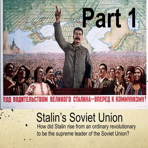 Sec 3N Hist (Elec) Chapter 2.1 (part 1): The Soviet Union | PPTX