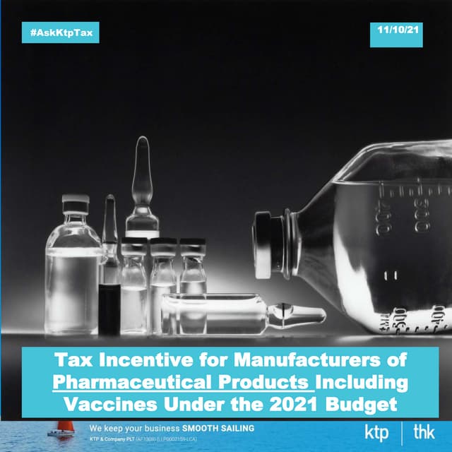 Special Tax Incentive Manufacturers of Pharmaceutical Products | PPTX